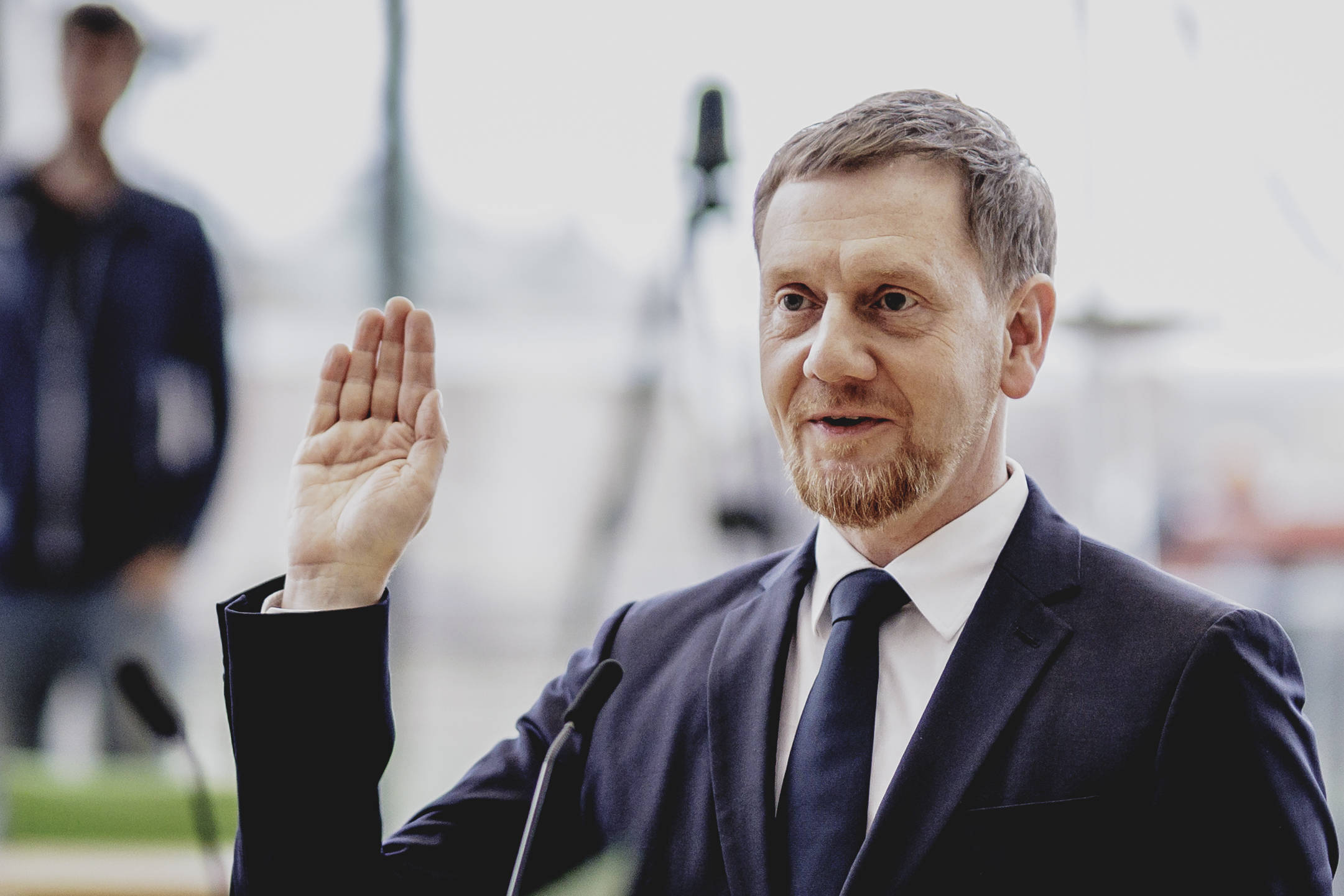 Vier neue Gesichter: Das ist die schwarz-rote Landesregierung in Sachsen